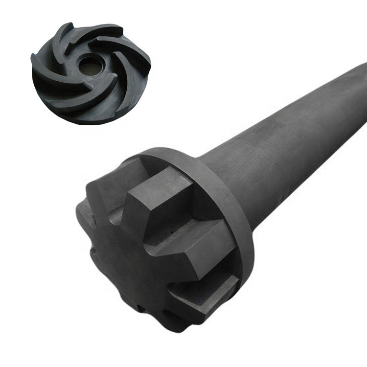 Anti-Oxidant Graphite Rotor and Shaft for Aluminum Hydrogen Degassing