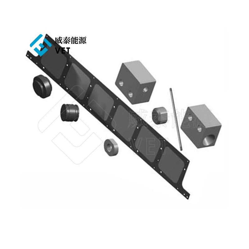 Graphite boat's intercalary plate for pecvd