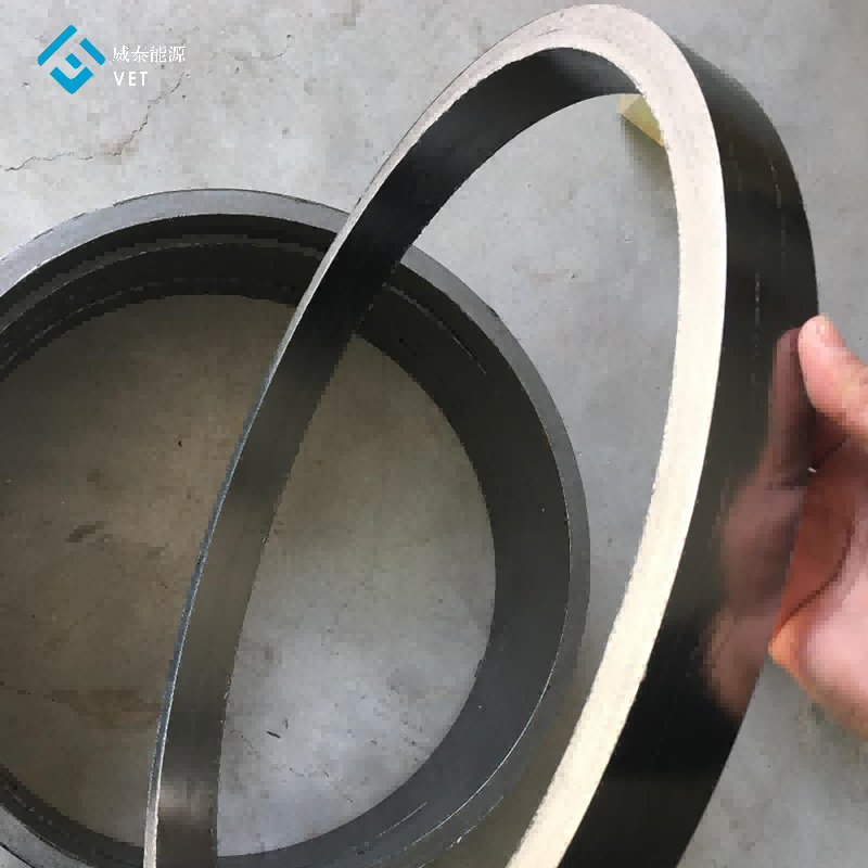 High purity graphite ring with good conductivity, isostatic pressed ...
