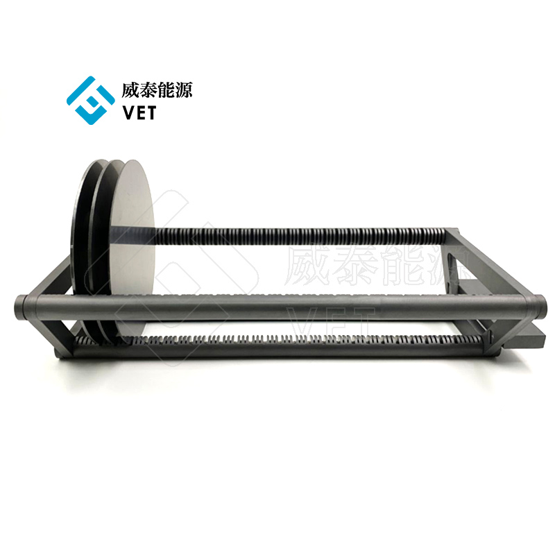 Excellent Bending Strength Anti Corrosion Graphite Tray / Wafer Tray