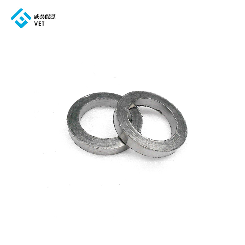 Pure flexible graphite /carbon ring or sleeve for mechanical valves sealing